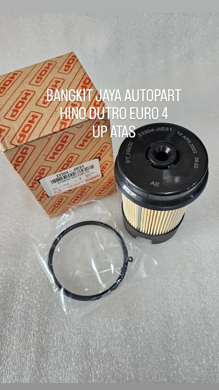 FILTER SOLAR FUEL FILTER LOW BAWAH HINO DUTRO EURO 4 23304-JIE51 ...