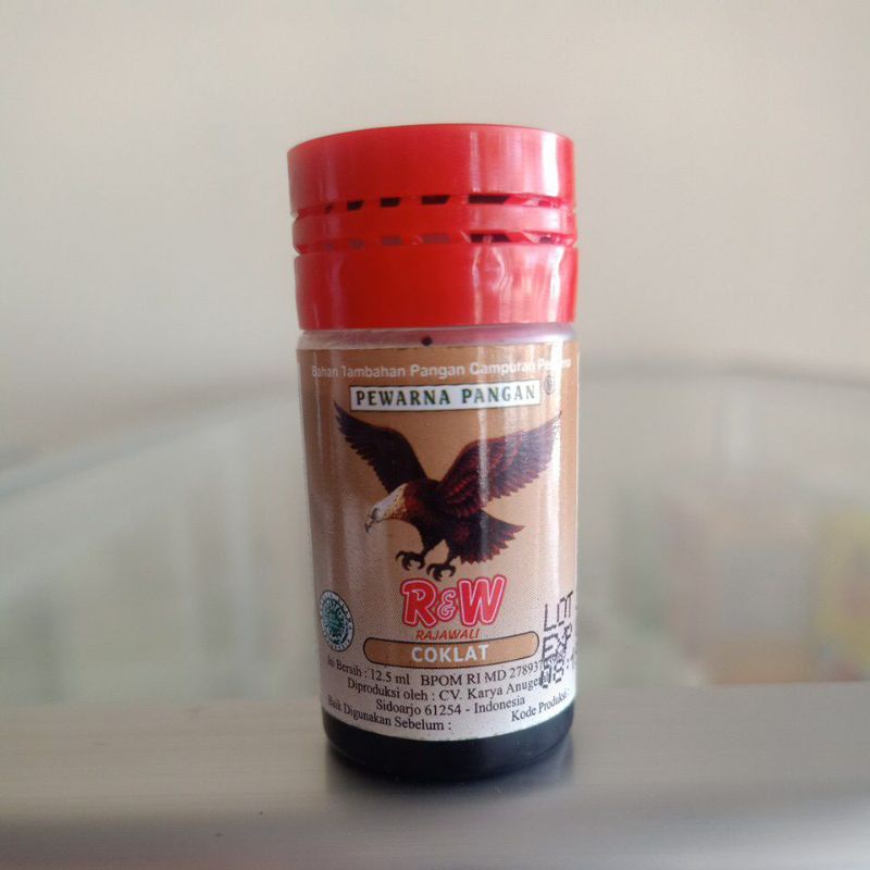 R&W Rajawali Coklat 12,5ml Sumbo Pewarna Makanan Bahan Tambahan Pangan ...
