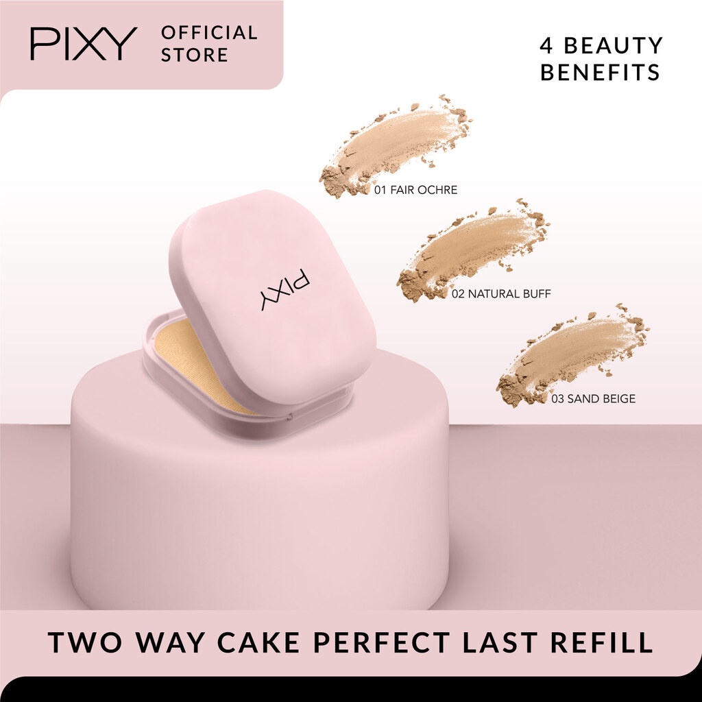 Refill PIXY Two Way Cake Perfect Last SPF 30 PA+++ | Lazada Indonesia