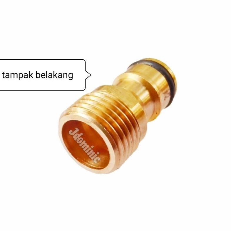 Sambungan Quick Release Ke Drat Ulir Luar 1/2 Inchi Inc In Dim Metric ...