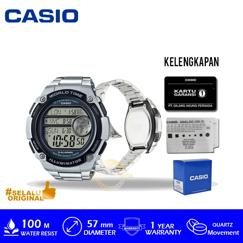 Casio GENERAL AE-3000WD-1AVDF / AE 3000WD 1AVDF / AE3000WD ORIGINAL ...