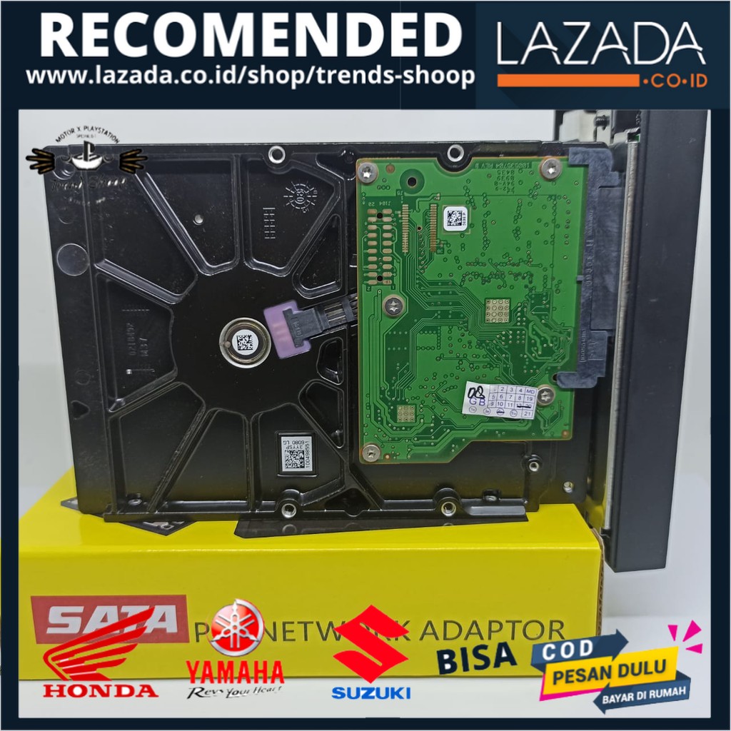 Hardisk Internal SATA PS2 FAT Plus Network Adaptor (SATA Model) - HDD ...
