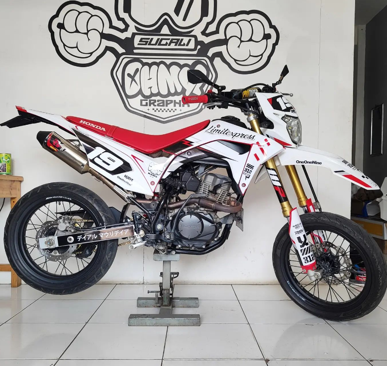 Decal crf 150l supermoto Decal crf keren | Lazada Indonesia