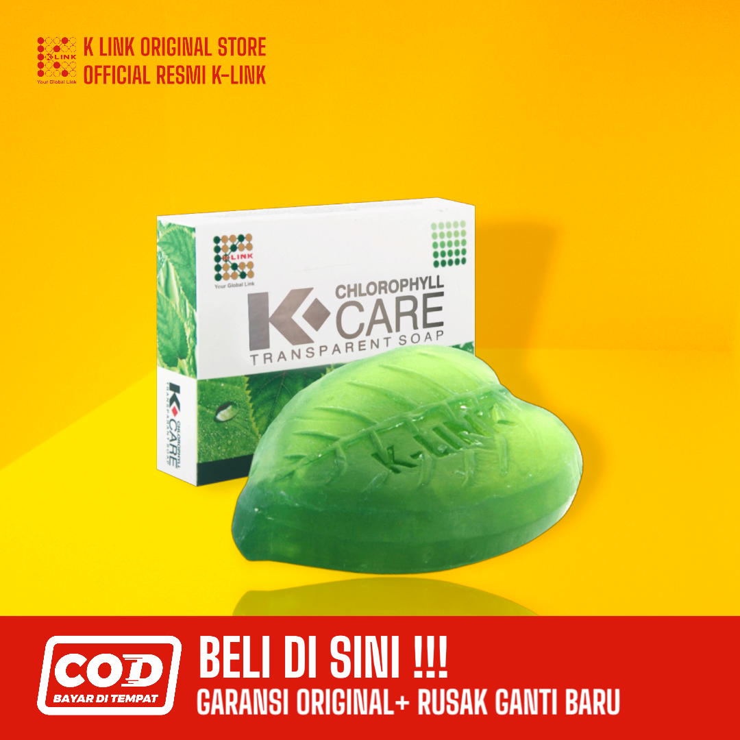 K CHLOROPHYLL CARE TRANSPARENT SOAP SABUN K-LINK SABUN WAJAH KLINK | Lazada Indonesia