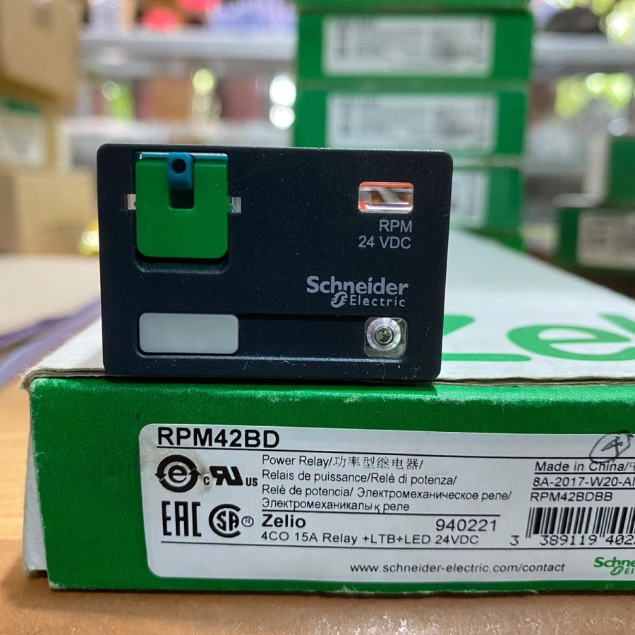 Relay 24VDC 15A Schneider RPM42BD 4 C/O 14pin dengan LED high quality | Lazada Indonesia