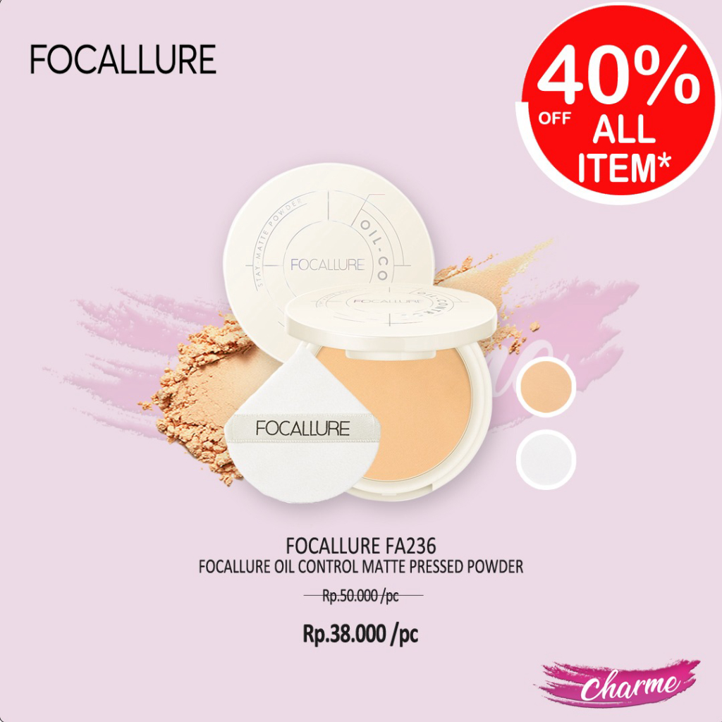 Focallure Oil Control Stay Matte Pressed Powder Fa236 FA 236 | Lazada ...
