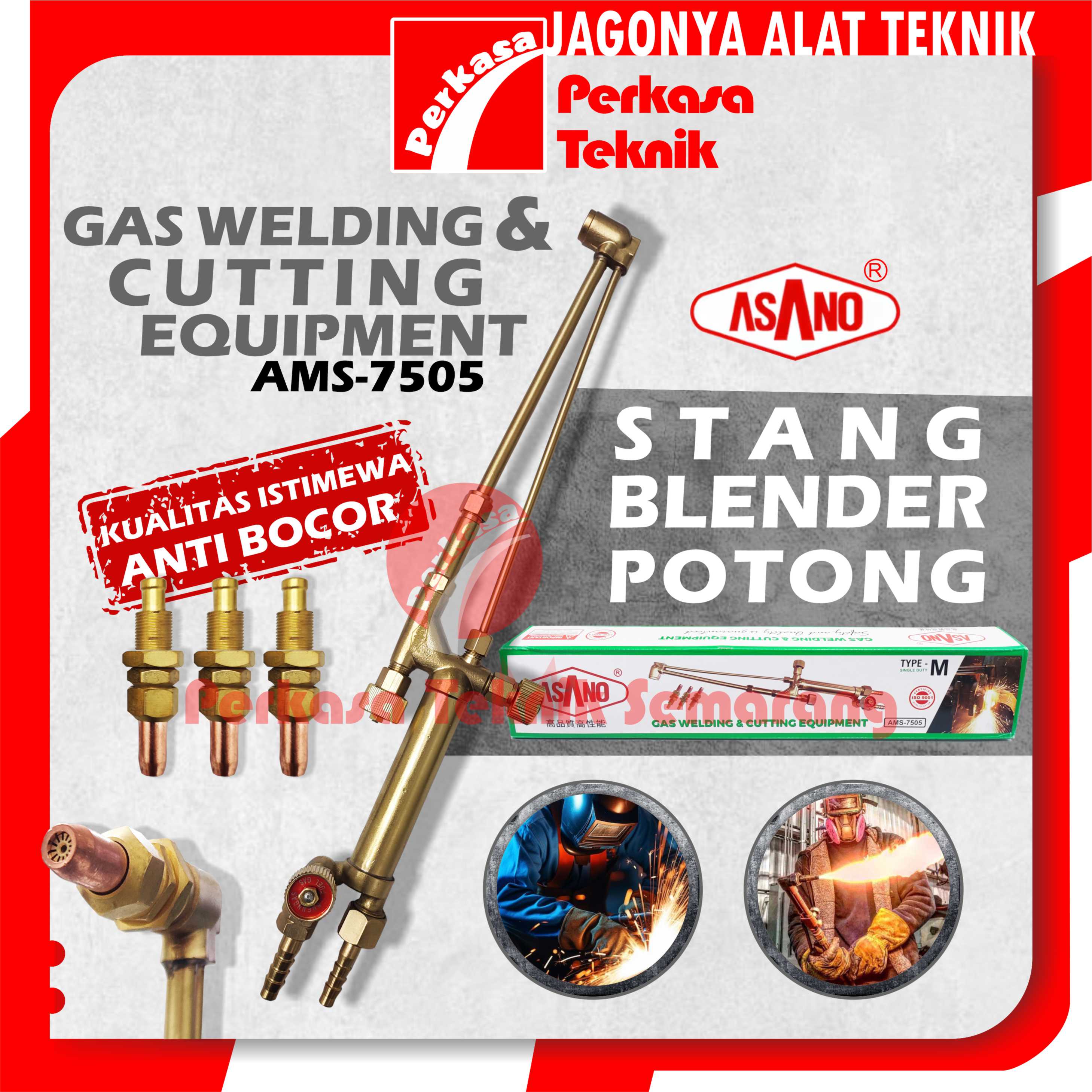Stang Blender Las Potong M Type ASANO AMS-7505 Gas Welding Cutting ...
