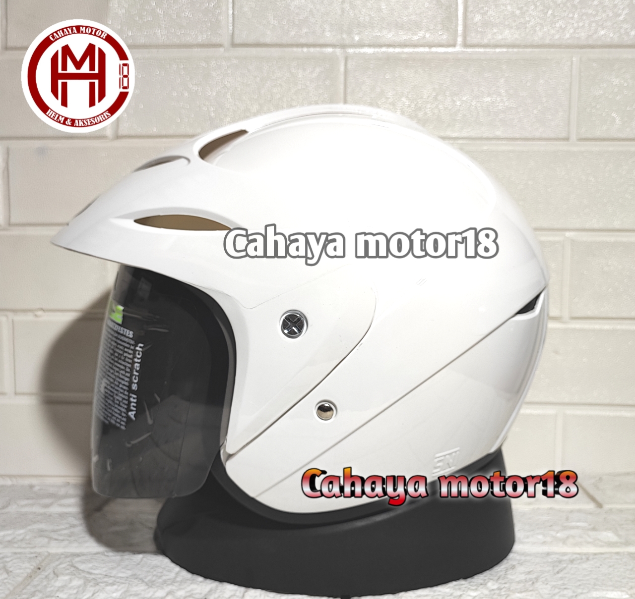 HELM HIU NICO HALF FACE|HELM HALF FACE MURAH SNI | Lazada Indonesia