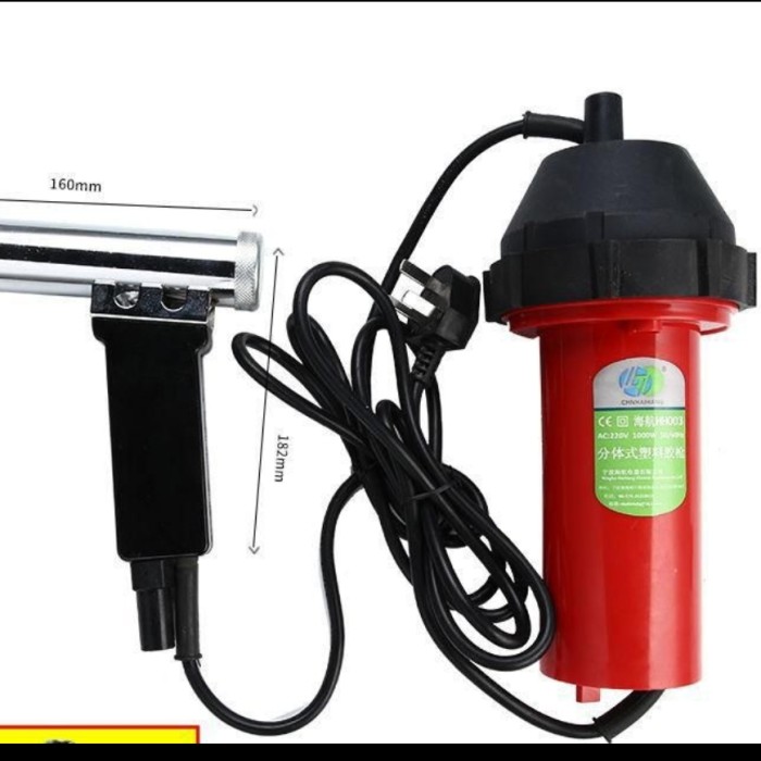 mesin las pvc - mesin las pipa PVC merah 1000watt - welding plastik pv ...