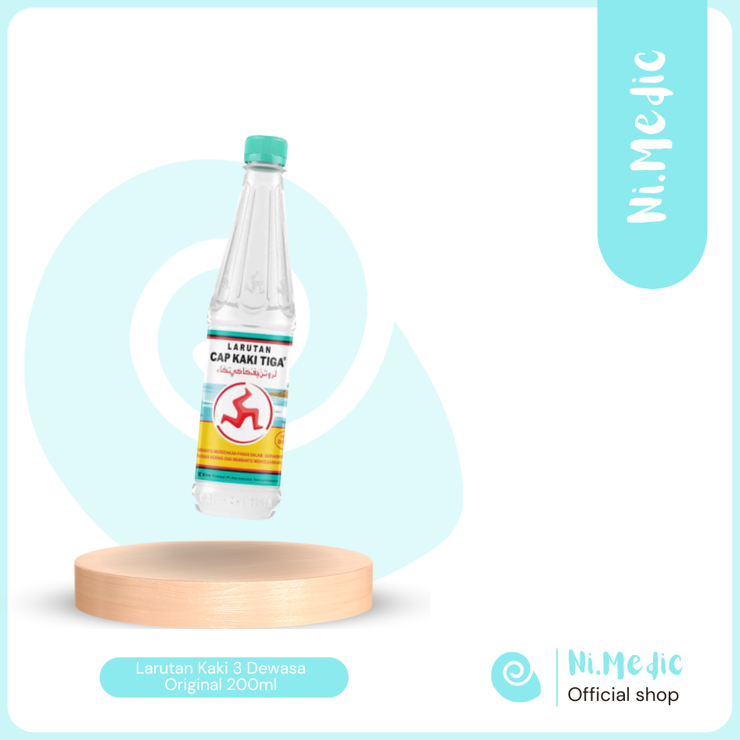 LARUTAN KAKI TIGA BOTOL DEWASA 200ML | Nimedic | Larutan meredakan ...