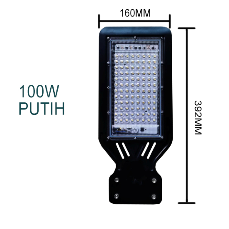 LAMPU JALAN SLIM PJU LED SMD 50W / 100W / 200W CAHAYA PUTIH -AC 220V ...
