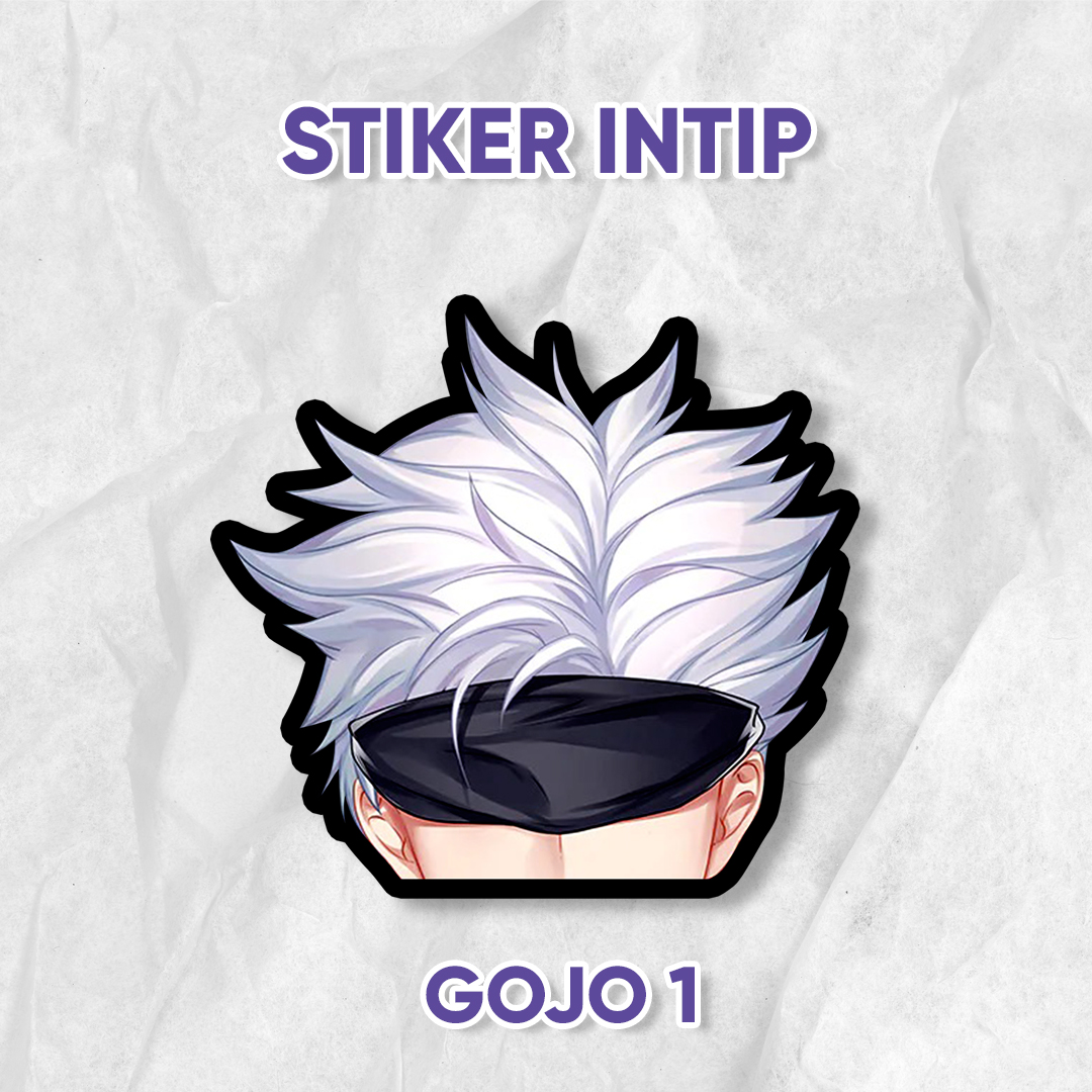 Stiker Intip Gojo Satoru Anime Jujutsu Kaisen / Sticker Waterproof ...