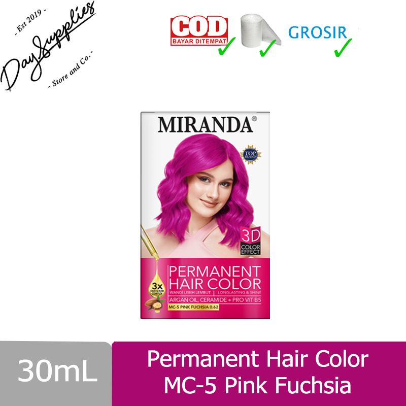 Miranda Premium MC-5 (Pink) Permanent Hair Color / Cat Rambut ...