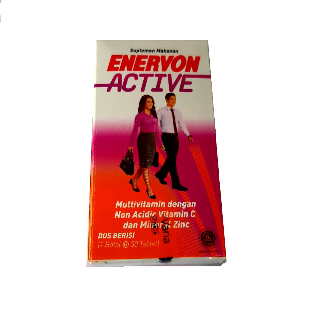 Enervon C Active Multivitamin Mineral Zinc - Botol 30 Tablet | Lazada ...