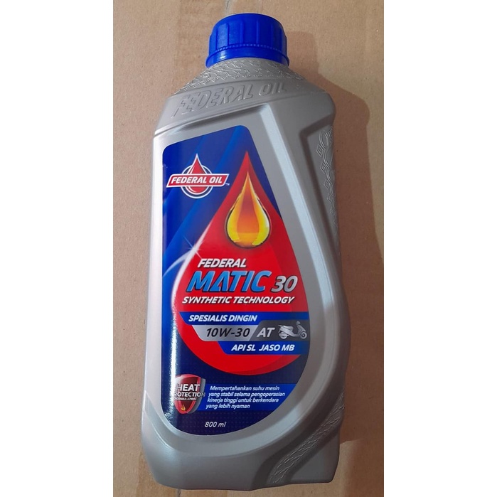 Oli Federal Matic 30 Spesialis dingin / Federal Matic Abu murah ...