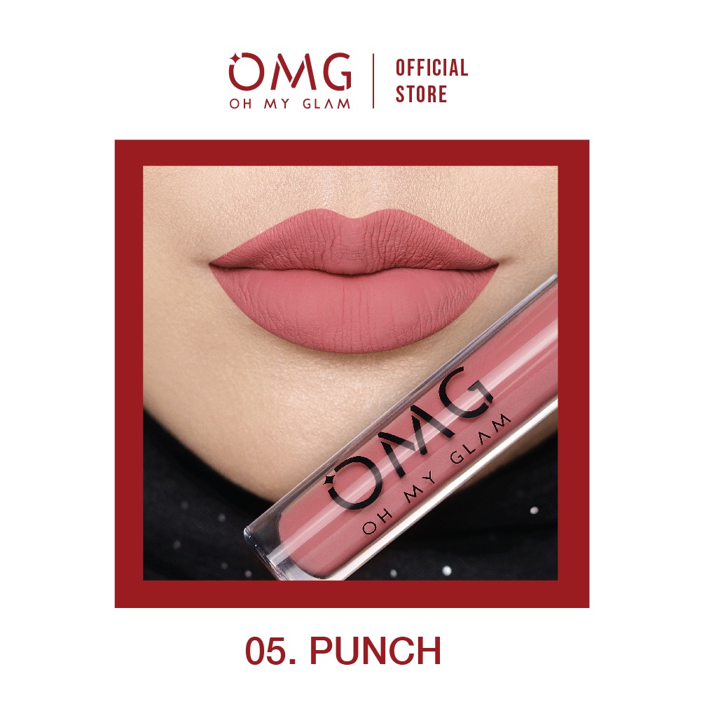 OMG Lip Cream Matte Oh My Glam Matte Kiss Lipcream Ombre Lipstik ...