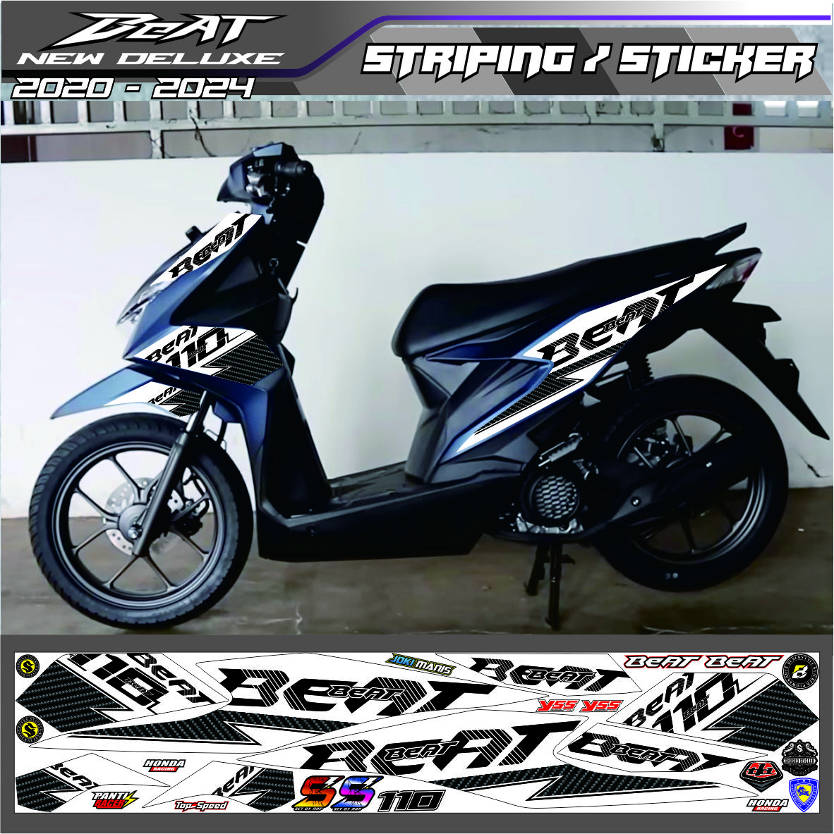 STIKER BEAT BARU DELUXE ISS / STICKER BEAT DELUXE ISS 2023 SETIKER ...