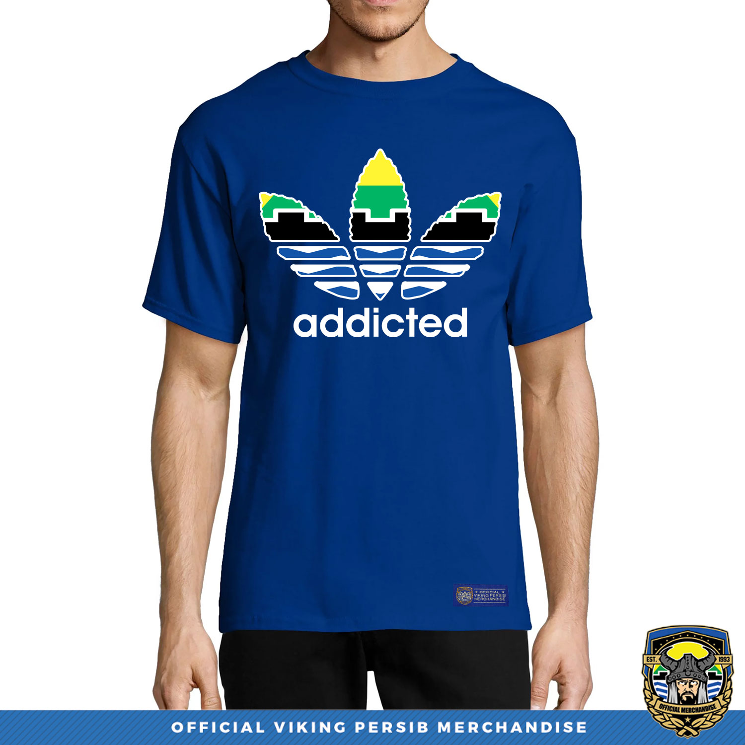 Kaos Official Viking Persib Merchandise Addicted | Lazada Indonesia