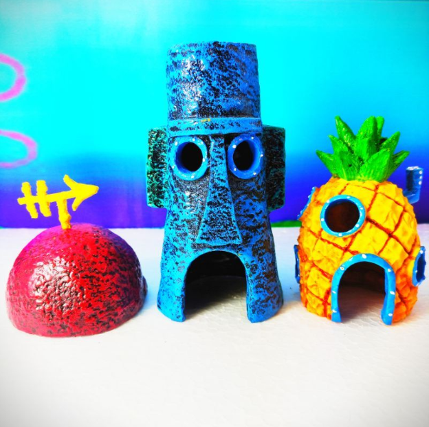 Hiasan Aquarium Rumah Squidward - Spongebob Series/Hiasan Aquarium ...