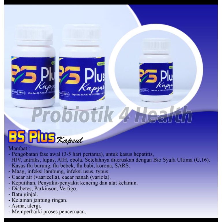 BS PLUS KAPSUL (G-12 = ZEDORIA kapsul) | Lazada Indonesia