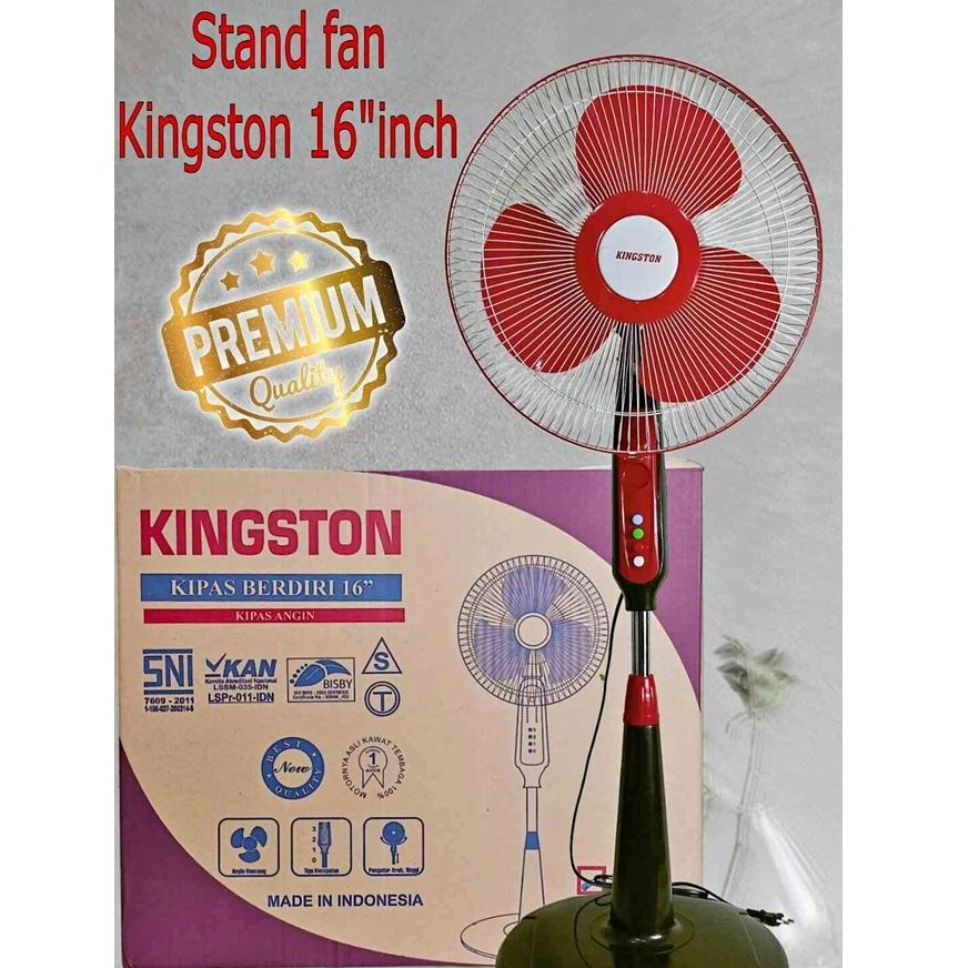 kipas angin berdiri stand fan standfan 16 inchi KINGSTON | Lazada Indonesia