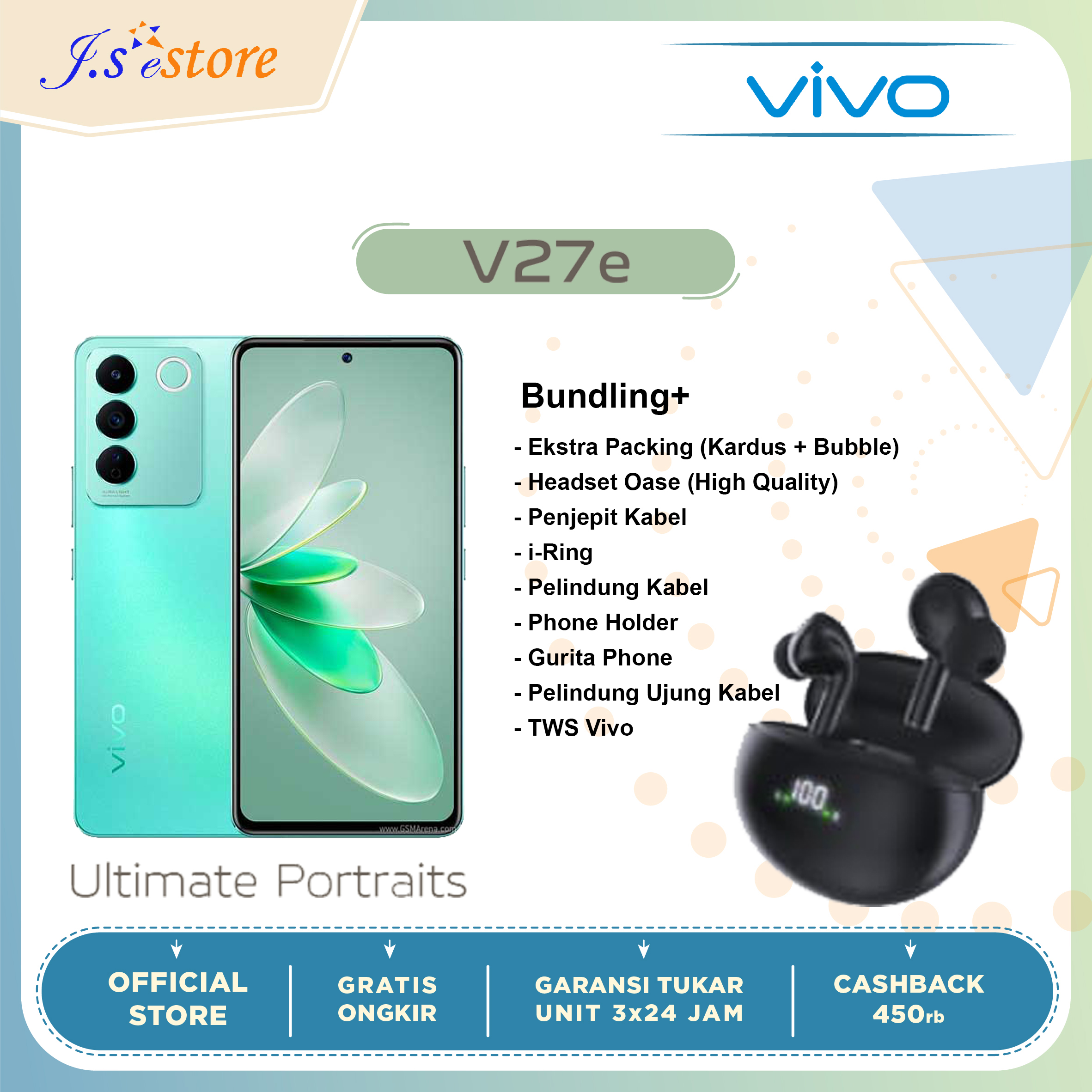 Vivo V27e Mediatek MT8781 Helio G99 With Amoled 120Hz Garansi Resmi ...