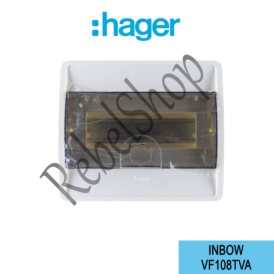 Hager Kotak Box MCB Inbow Tanam VF108TVA Transparant 8 Modul / Group ...