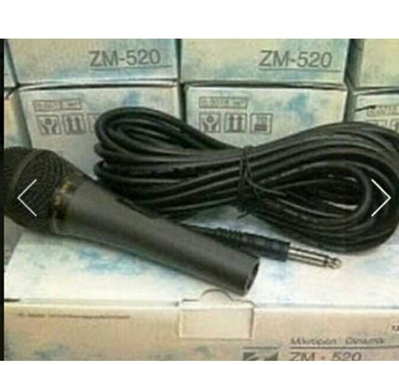 Mic Toa ZM 520 Mic Toa ZM 520 dynamic microphone Toa microphone kabel ...