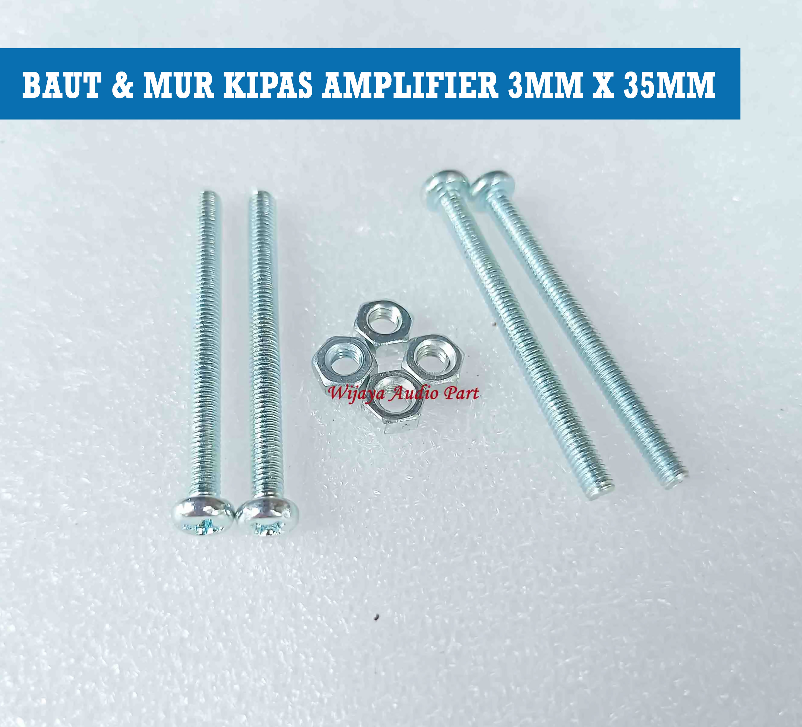 SET BAUT KIPAS DAN MUR UKURAN 3MM X 35MM | Lazada Indonesia