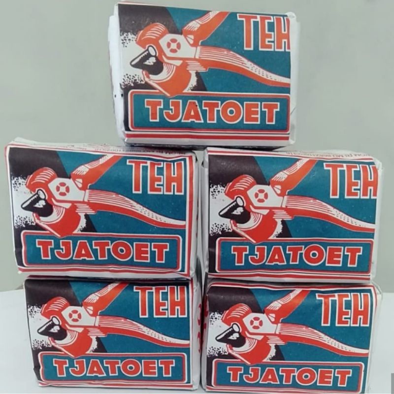 Teh Tubruk tjatoet Teh Catut 1 Ball ( 10 Pcs ) Kemasan 40 Gram Biru dan ...