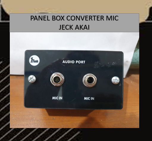 PANEL BOX MIC 2 CHANEL PAKAI JECK AKAI COWOK TO AKAI CEWEK - CONVERTER ...