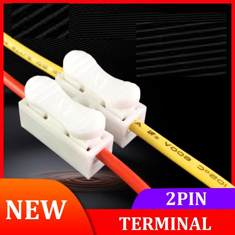 TERMINAL SAMBUNGAN / TERMINAL JEPIT 2 JALUR TERMINAL JEPIT 2PIN TENIMAL ...