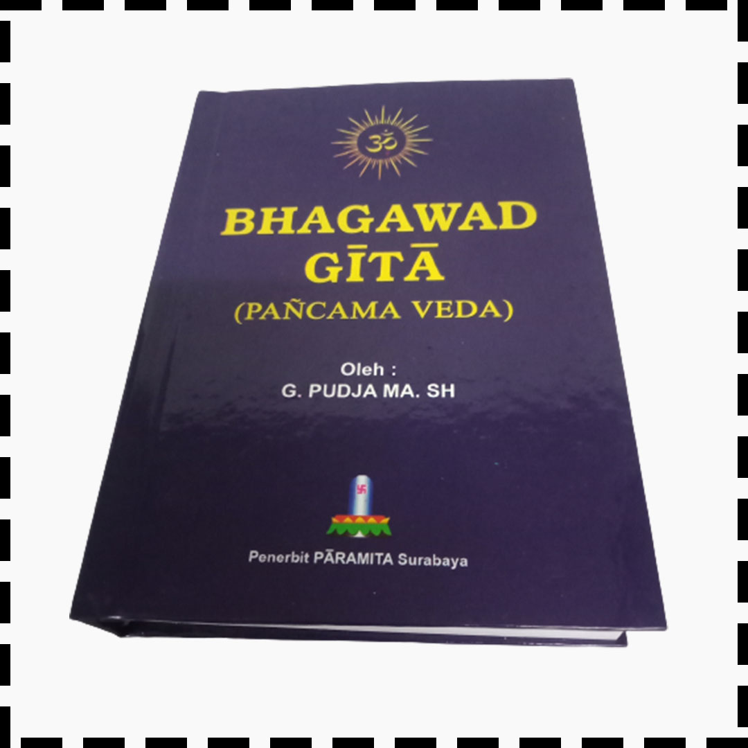 Buku Kitab Bhagawadgita Bhagawad Gita Pancama Veda Weda Biru Agama ...
