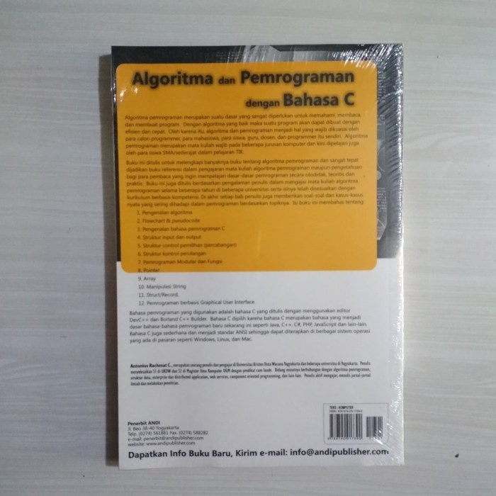 Algoritma dan pemrograman dengan Bahasa C | Lazada Indonesia