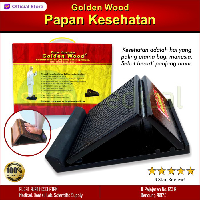 Papan Kesehatan Golden Wood | Lazada Indonesia