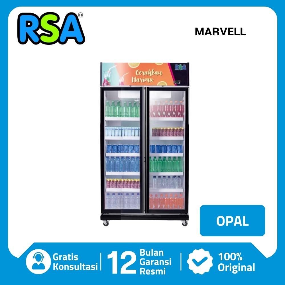 RSA OPAL SHOWCASE LEMARI PENDINGIN MINUMAN DISPLAY COOLER GARANSI RESMI ...