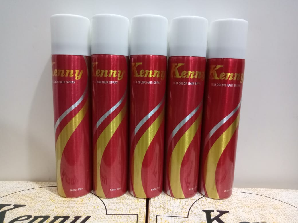 Kenny Hair Spray rambut Warna Merah 50 ml | Lazada Indonesia