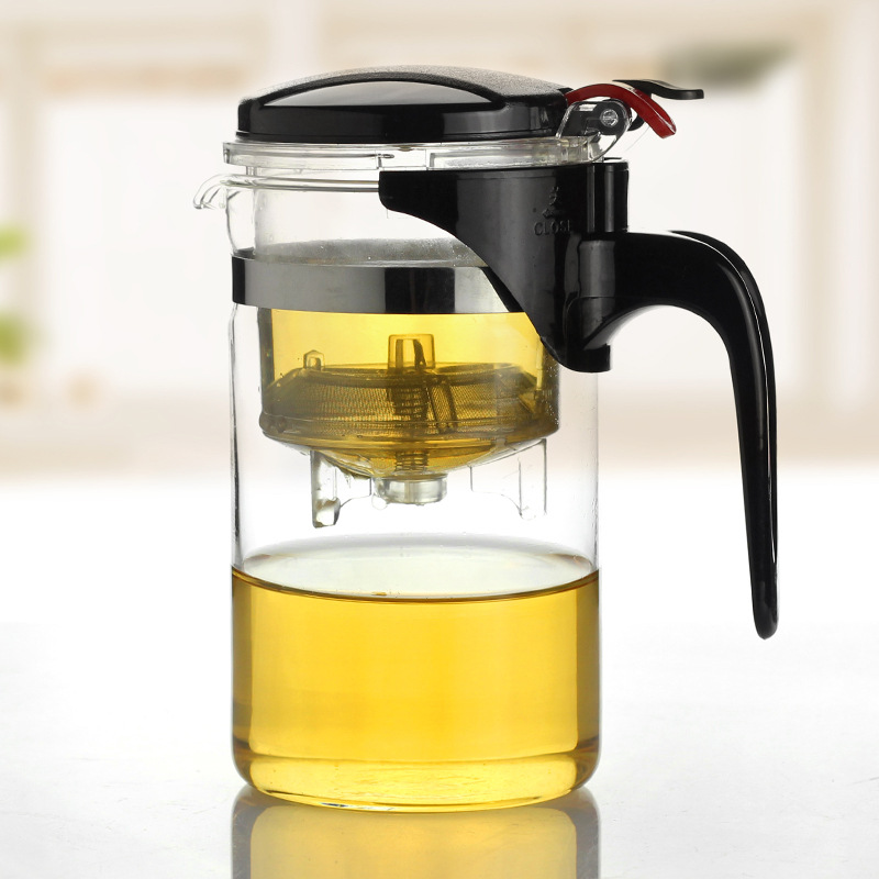 Teko Teh Kaca dengan saringan - Tea Pot Bening- Teapot with infuster ...