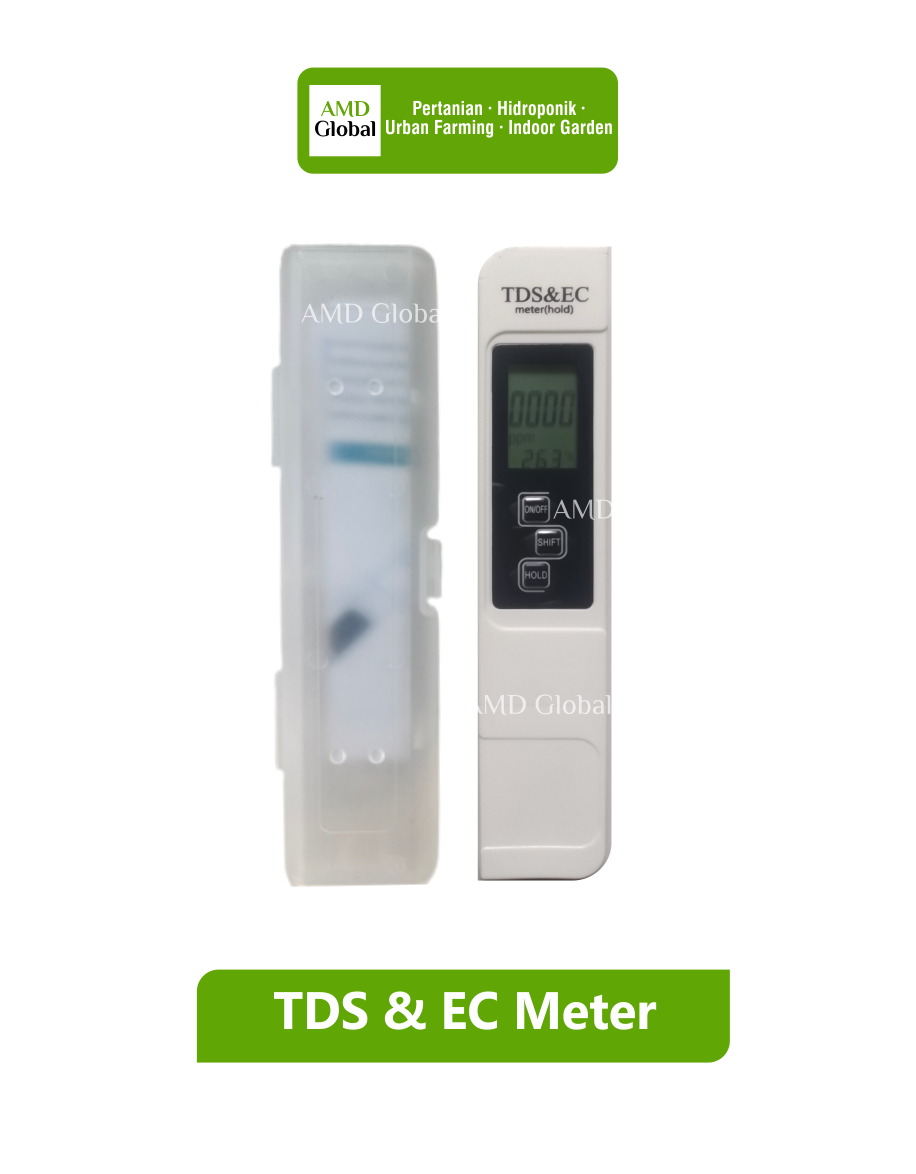TDS & EC Meter Alat Ukur Hidroponik / Kualitas Air EC / PPM | Lazada ...