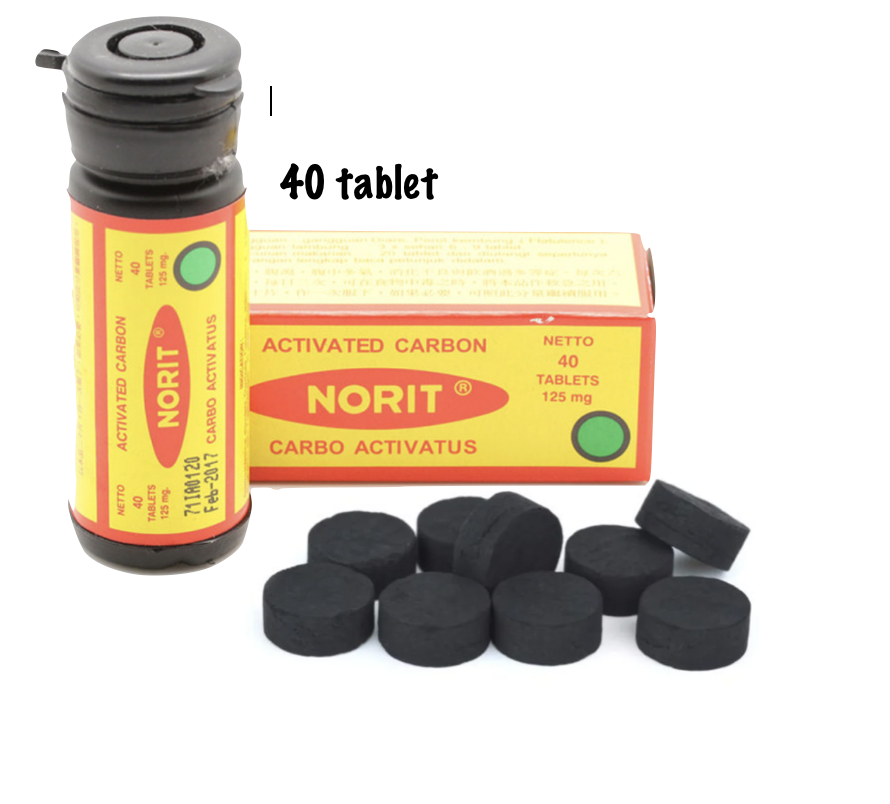 Norit cap lang [ 40 tab/btl] | Lazada Indonesia