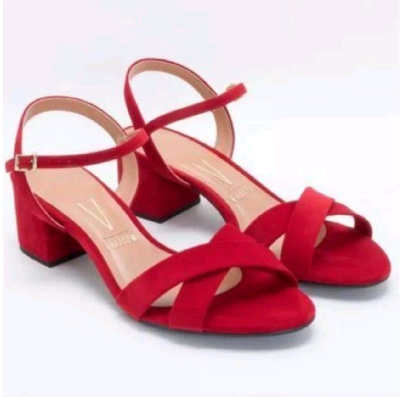 high heels hak tahu silang gesper simple | Lazada Indonesia