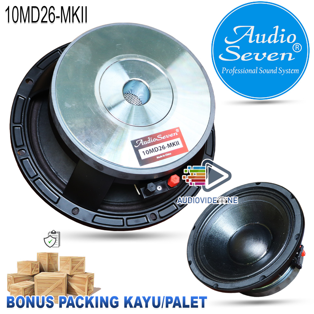 Speaker Komponen Audio Seven AS10MD26 MKII Original Component Spiker 10 ...