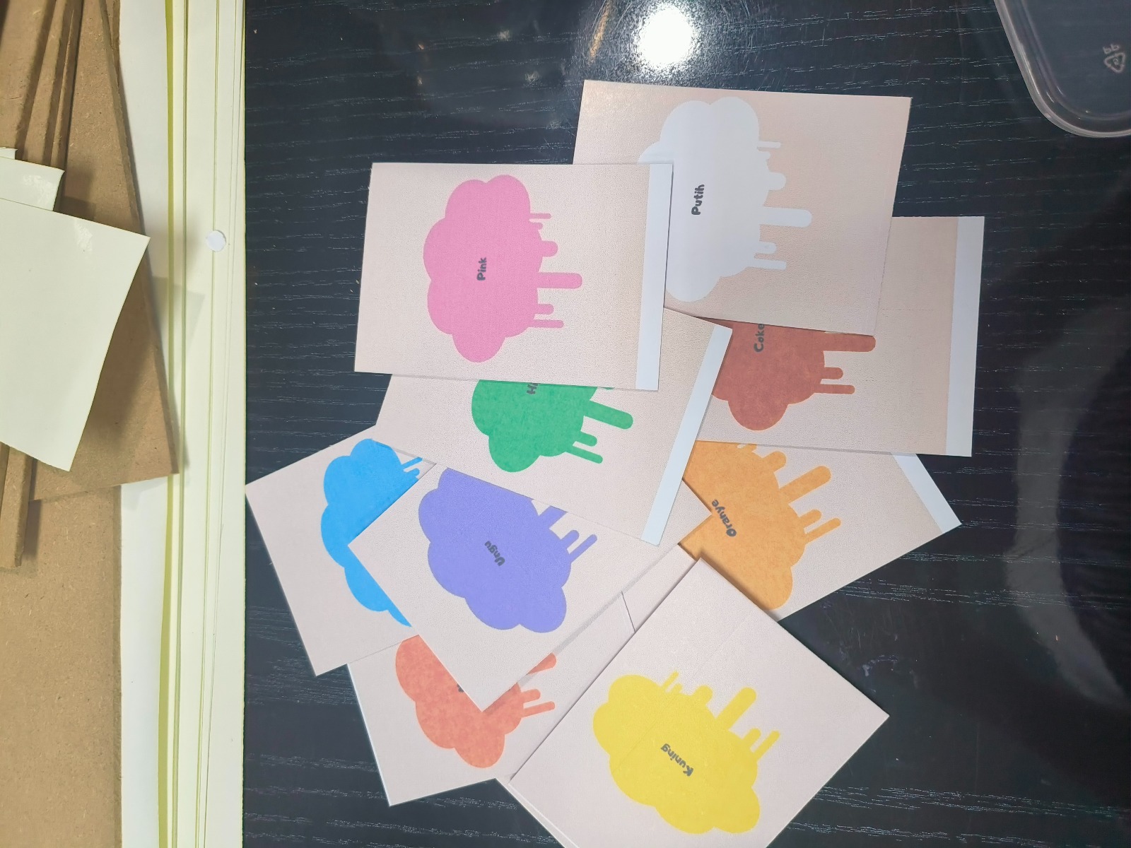 mainan edukasi kartu pitar anak balita flash card hewan karu huruf ...