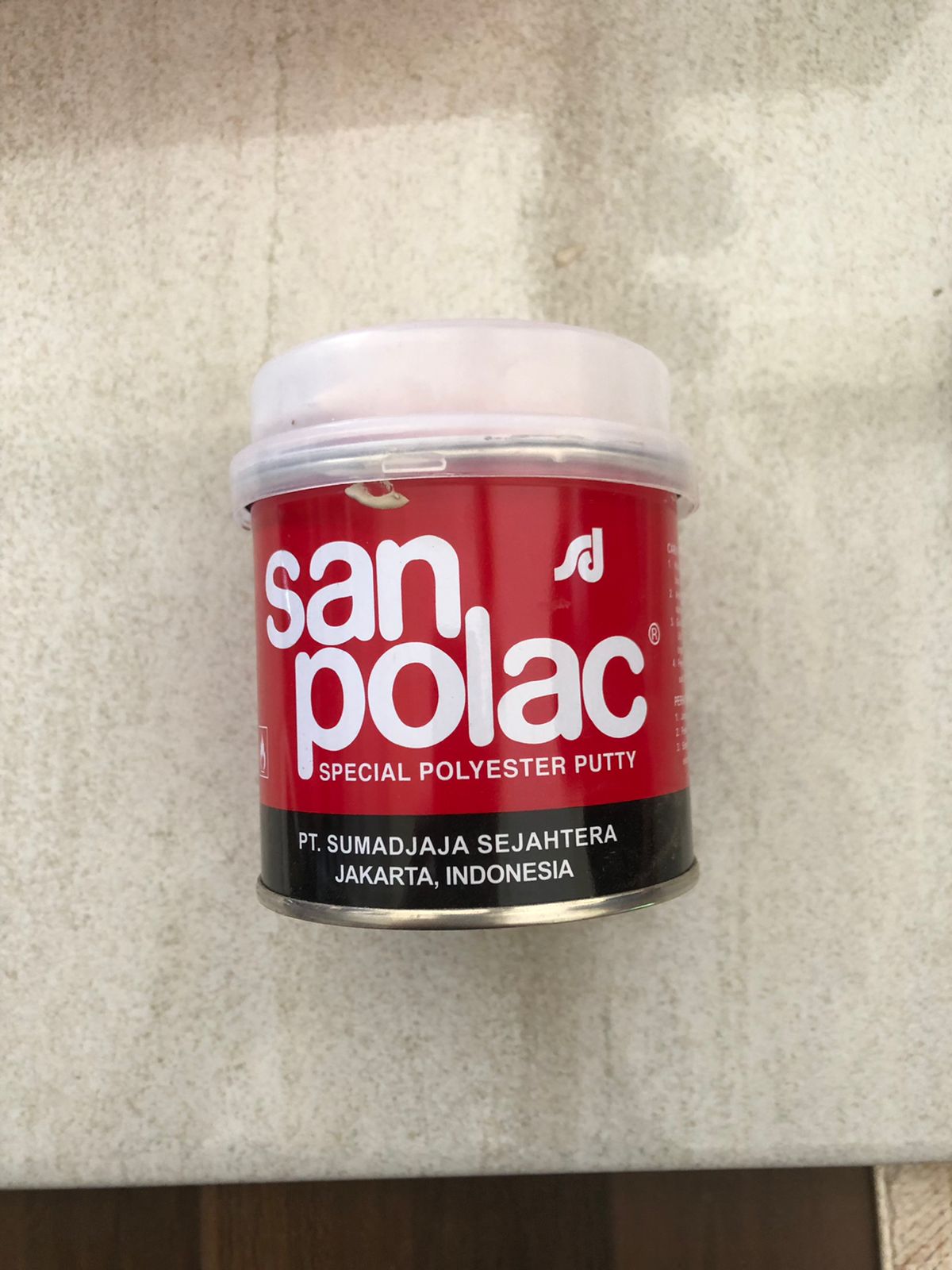 Dempul Mobil motor besi Kayu Sanpolac 250 gram | Lazada Indonesia