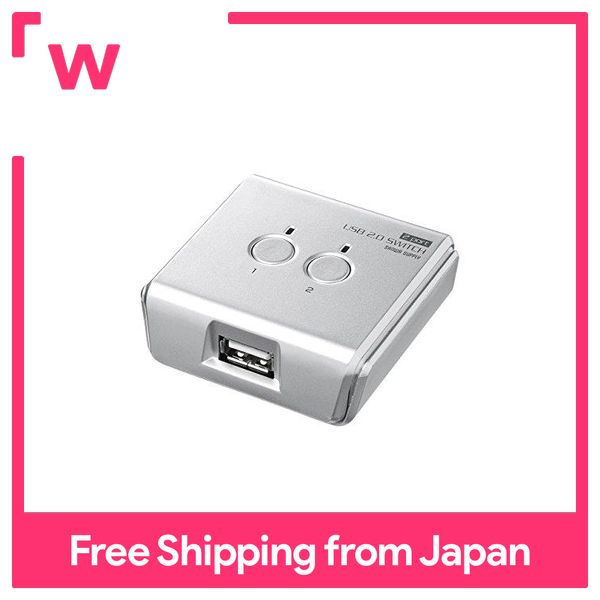 Sanwa Supply USB2.0สวิตช์ควบคุมด้วยมือ (2วงจร) SW-US22N | Lazada.co.th