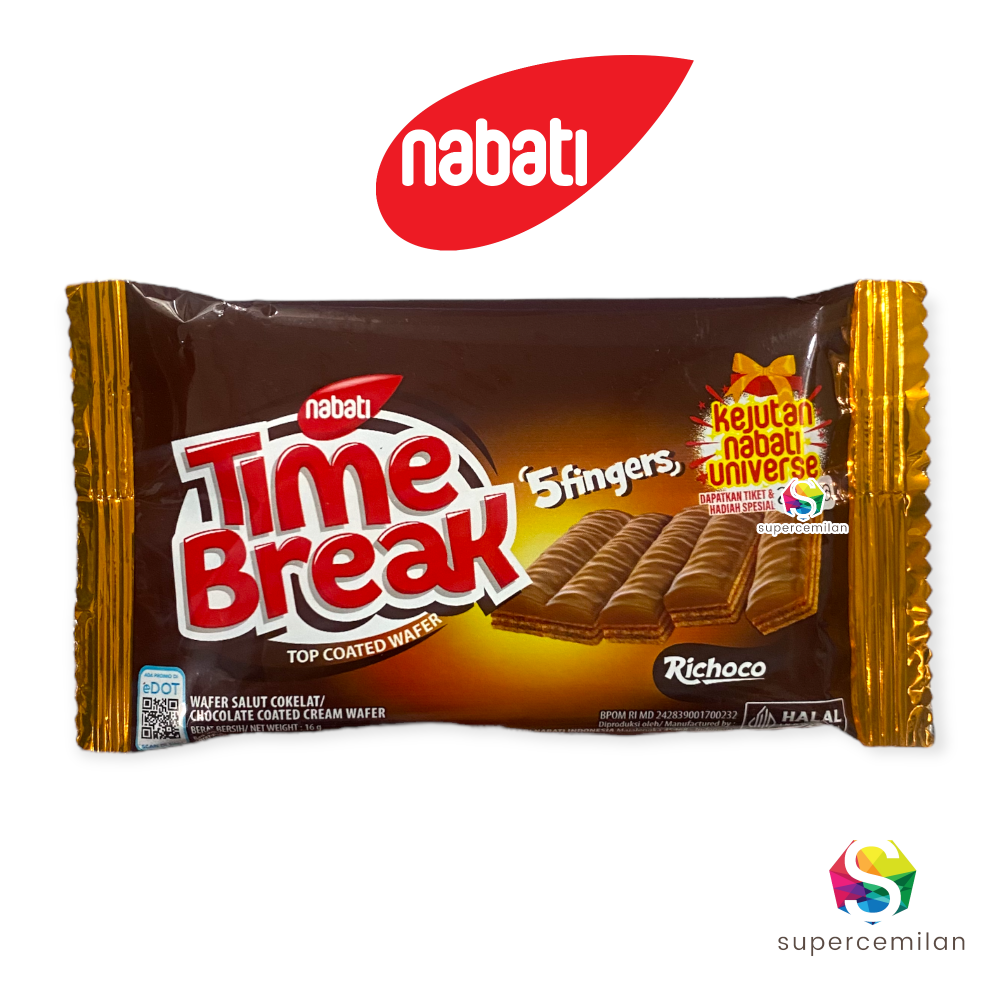 Nabati Time Break Wafer Cokelat / Keju 16 Gram SATUAN | Lazada Indonesia