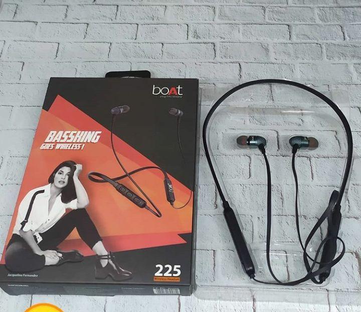 Earphone Bluetooth extra bass Boat Rockerz 225 Wireless Bluetooth ...