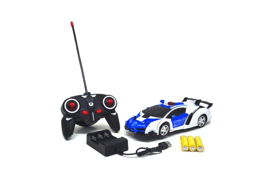 Mainan Rc Remote Control Autobots Transform Police 1:18 | Lazada Indonesia