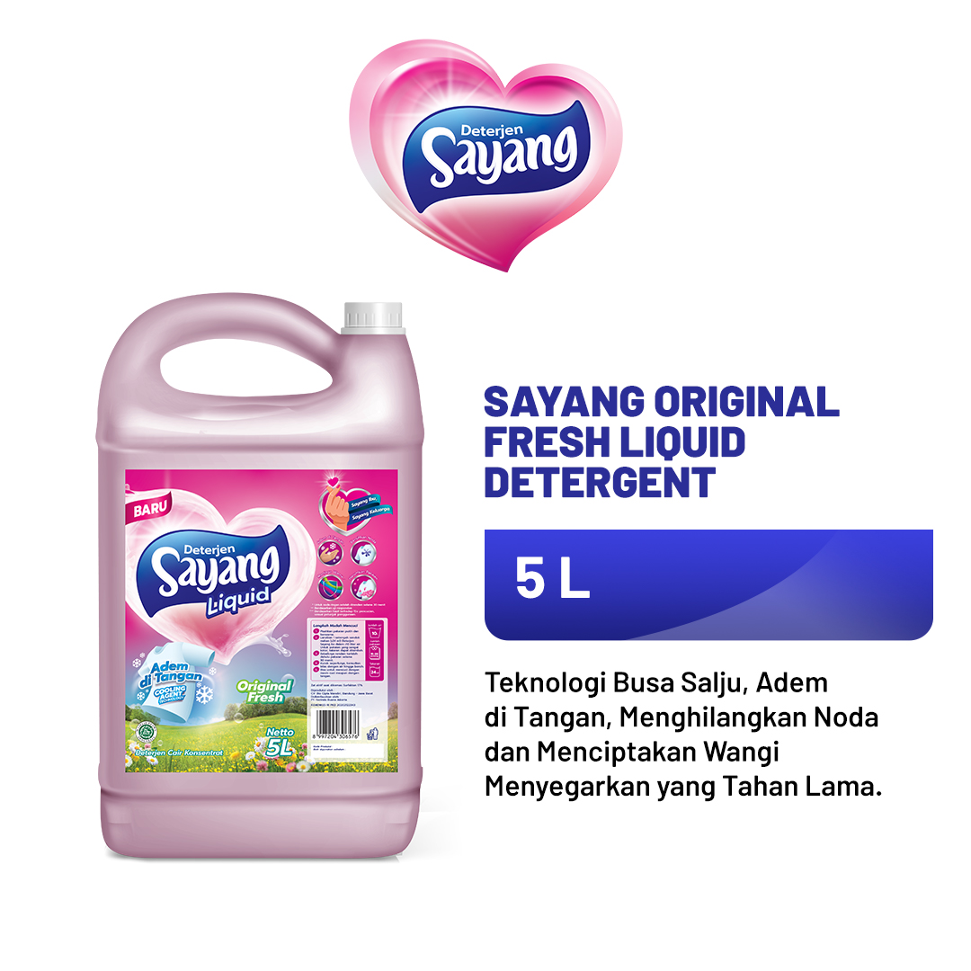 Sayang Original Fresh Liquid Detergent 5 Liter | Lazada Indonesia