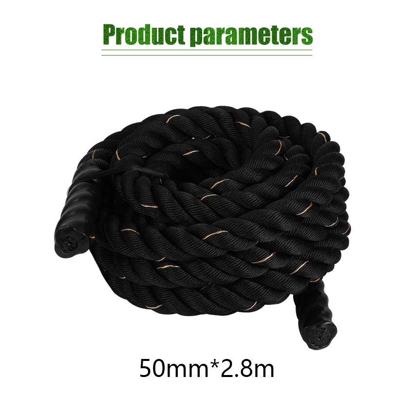 2.8M Weighted Skipping Rope Battle Jump Rope Gym Diameter 25mm | Lazada ...